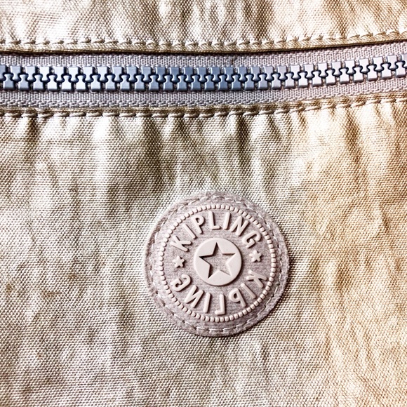 Kipling | Bags | 325 Kipling Metallic Gold Crossbody Bag | Poshmark